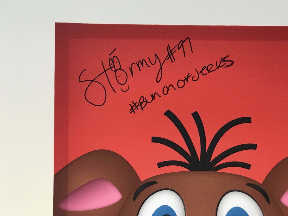 Signed Stormy Minimalist NHL Mascot Art Poster Designed by S. Preston ...