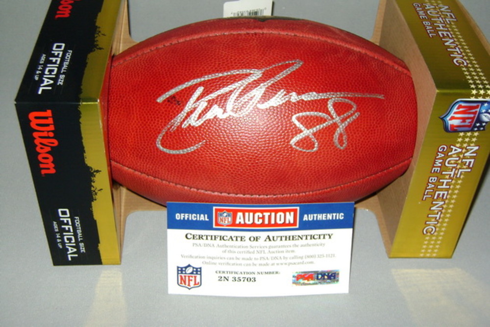 NFL - COWBOYS DREW PEARSON SIGNED AUTHENTIC FOOTBALL | The official ...