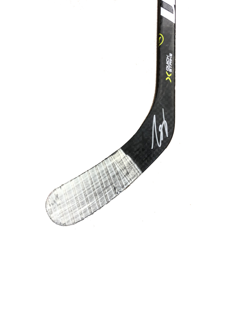 #8 Ty Rattie Game Used Stick - Autographed - Edmonton Oilers - NHL Auctions