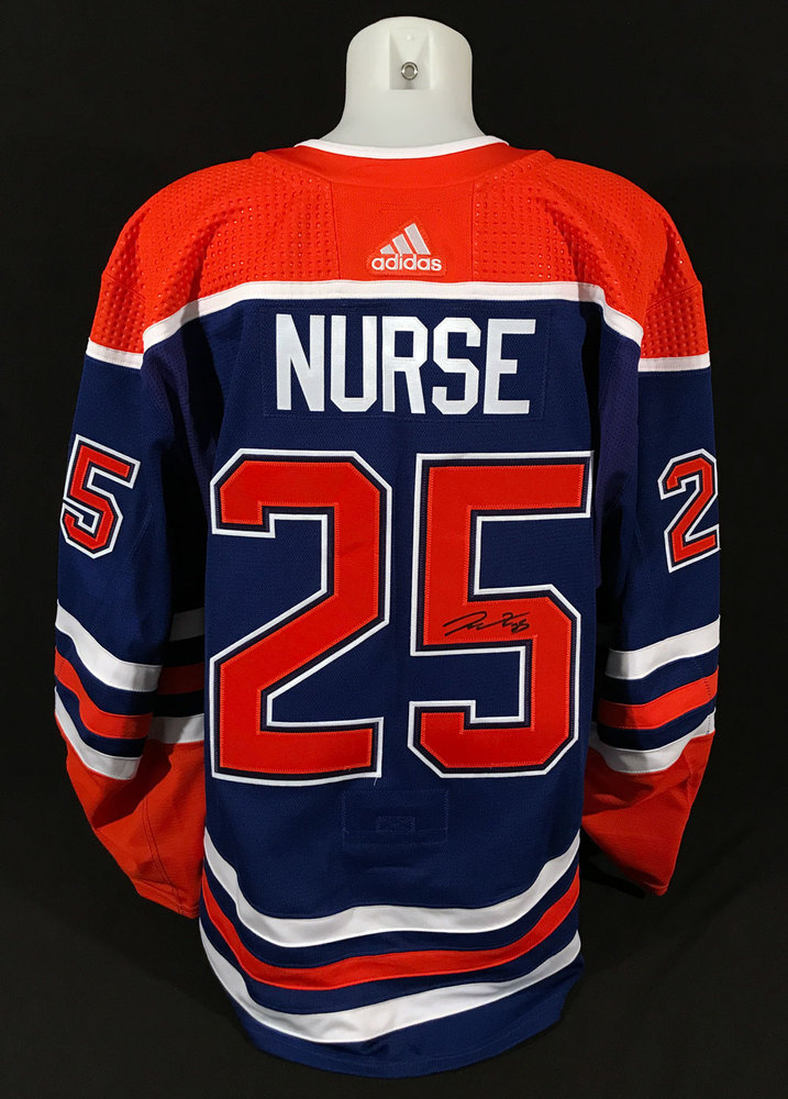 Darnell Nurse #25 - Autographed 2022-23 Edmonton Oilers vs Calgary ...