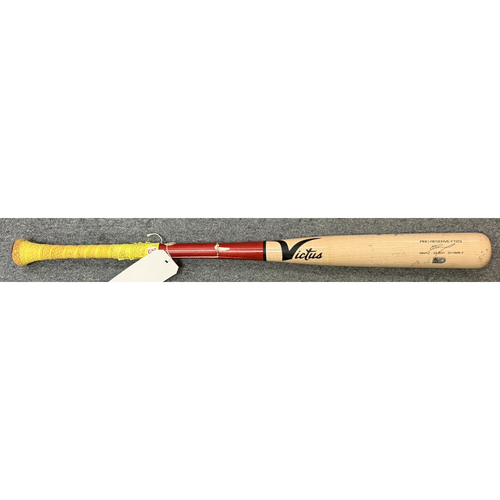 Ceddanne Rafaela August 26, 2025 Game Used Cracked Bat - Top of the 9th ...