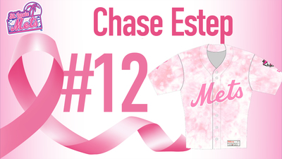 Paint the Park Pink Jersey #12 Chase Estep | MiLB Auctions