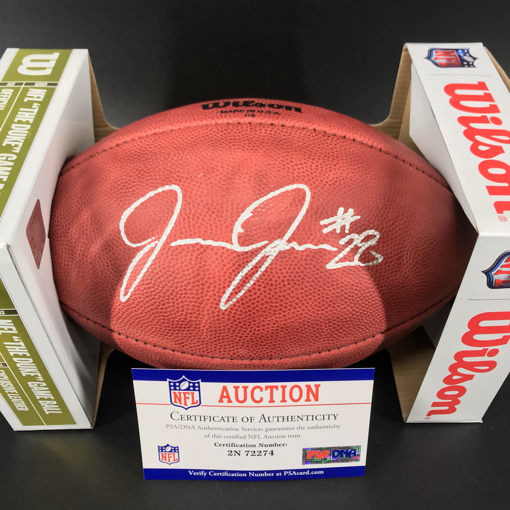 NFL - Raiders Josh Jacobs Signed Authentic Football | The official ...