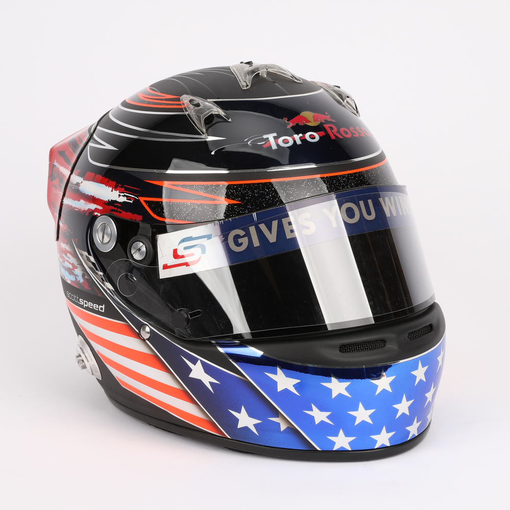 Scott Speed Race Used 2007 Scuderia Toro Rosso Helmet | F1 Authentics