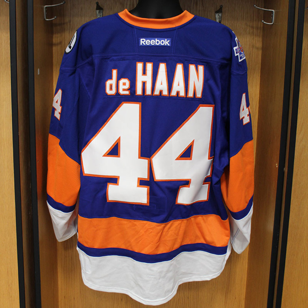 Calvin deHaan - Game Worn Home Jersey - 2015-16 Season - New York ...