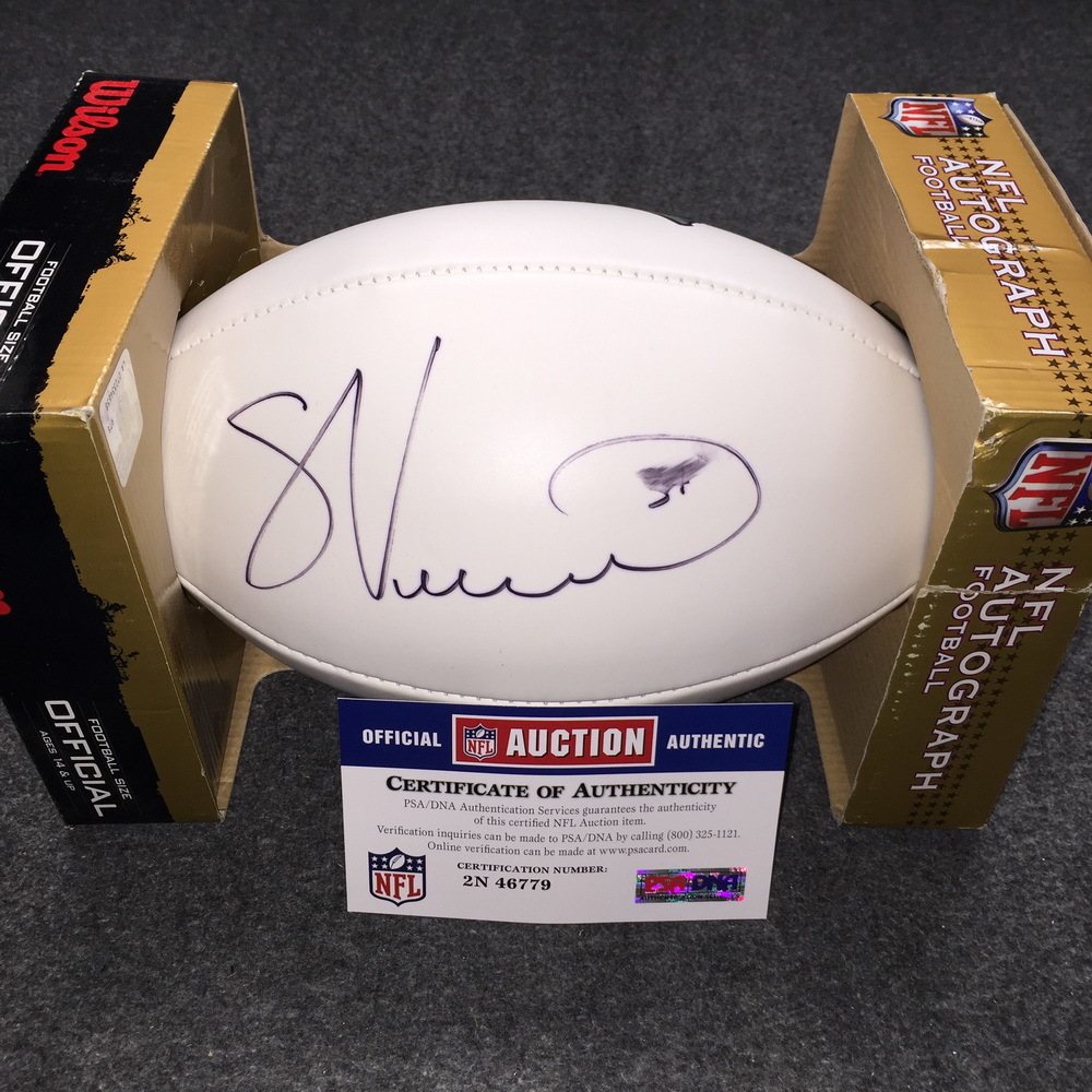 PATRIOTS - SHANE VEREEN SIGNED PANEL BALL W/ PATRIOTS LOGO (SMEARED ...