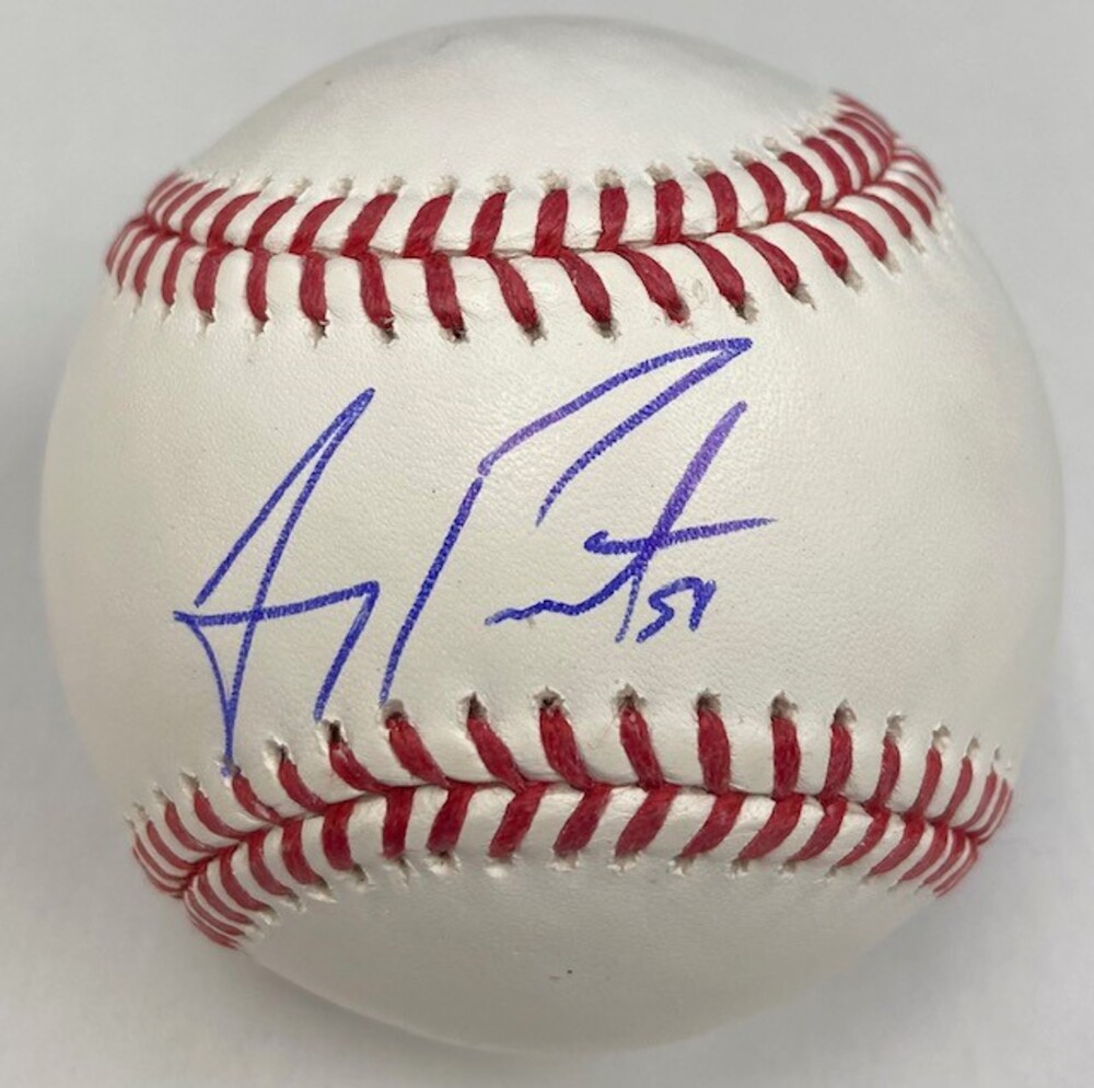 Freddy Peralta Autographed Baseball | MLB Auctions