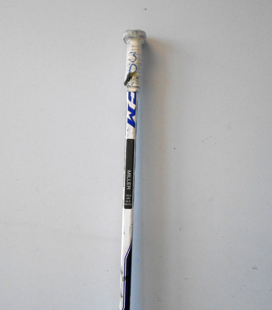 #30 Ryan Miller Game Used Stick - Autographed - Vancouver Canucks - NHL ...