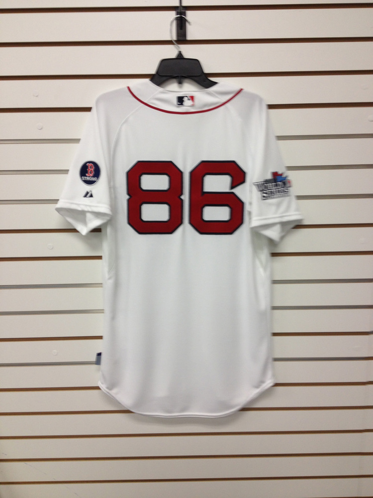 Brian Abraham Team-Issued 2013 World Series Home Jersey | MLB Auctions