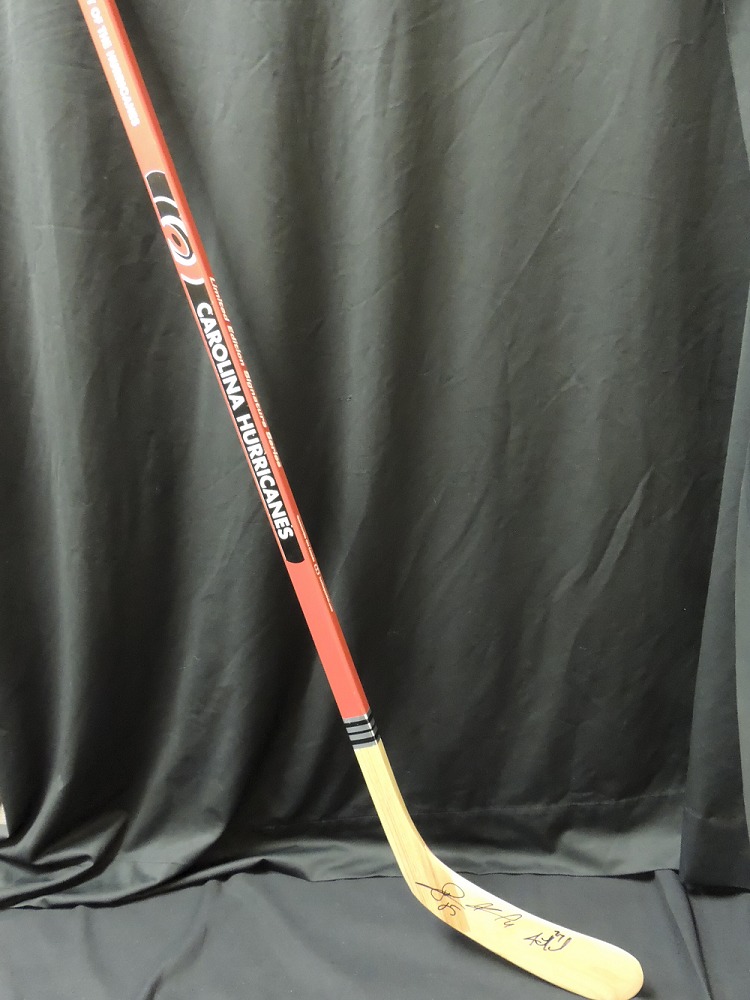 Carolina Hurricanes Replica Hockey Stick signed by Justin Faulk #27 ...