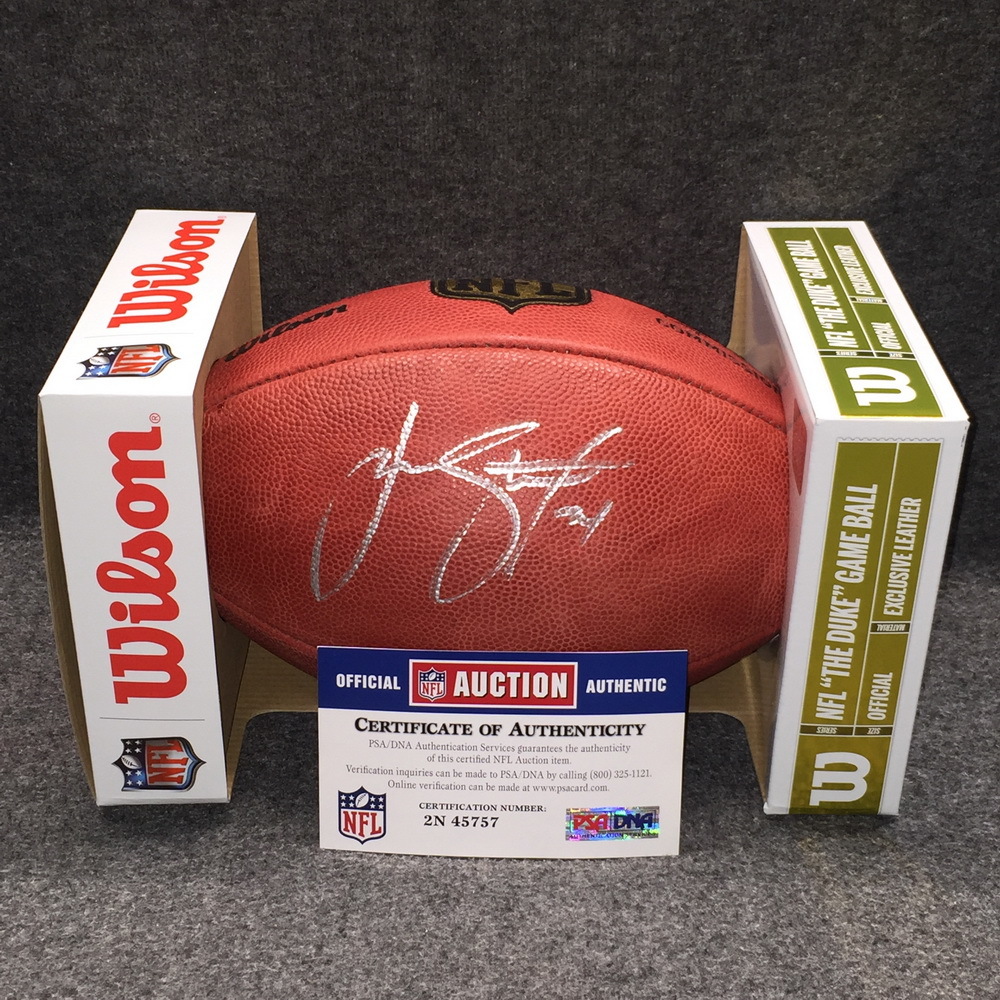 NFL - 49ers Joe Staley signed authentic football | The official auction ...
