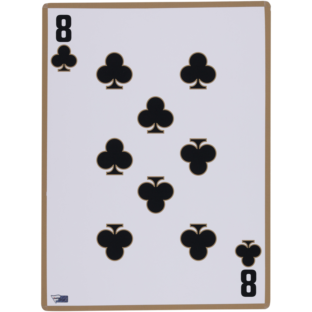 Event-Used "8 of Clubs" Playing Card from the 21 in '22 Challenge ...