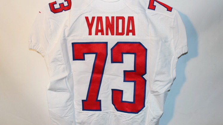 MARSHALL YANDA 2013 PRO BOWL GAME ISSUED BACKUP JERSEY SIZE 48 | The ...