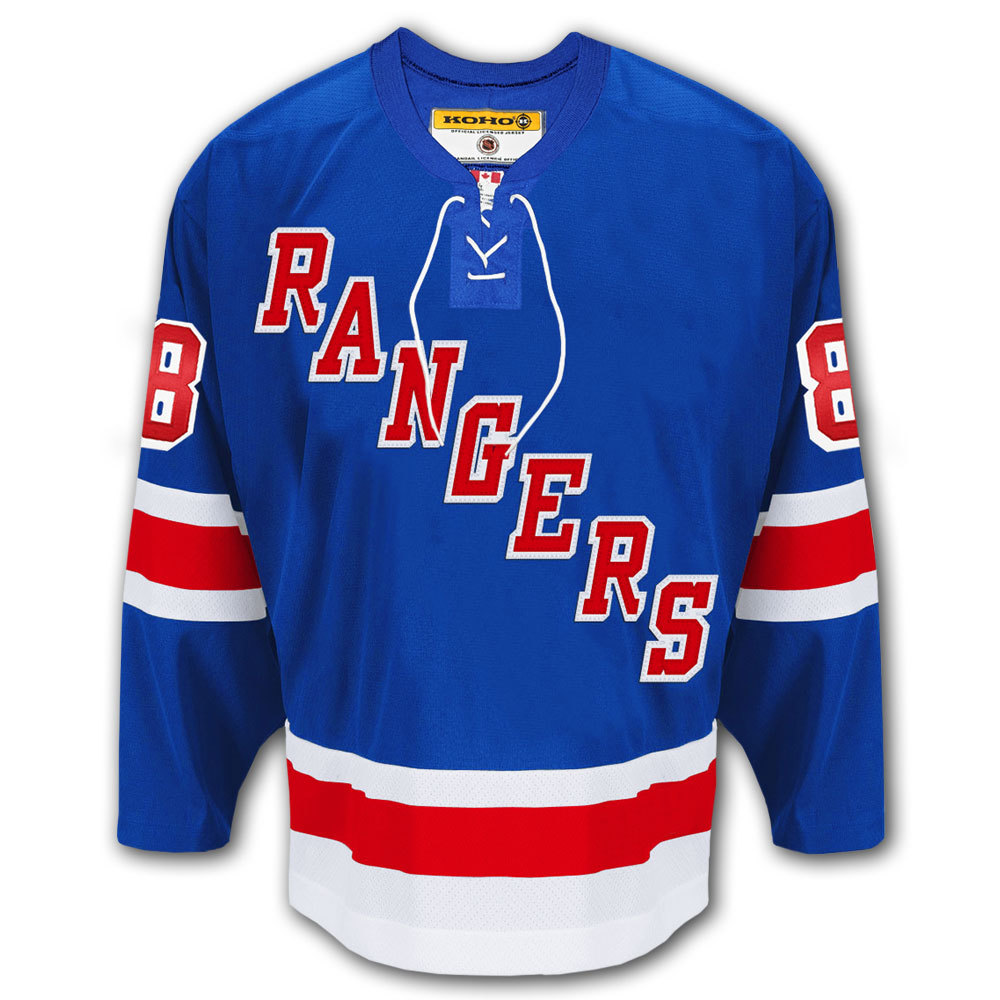 Eric Lindros New York Rangers STATS KOHO Autographed Jersey - NHL Auctions
