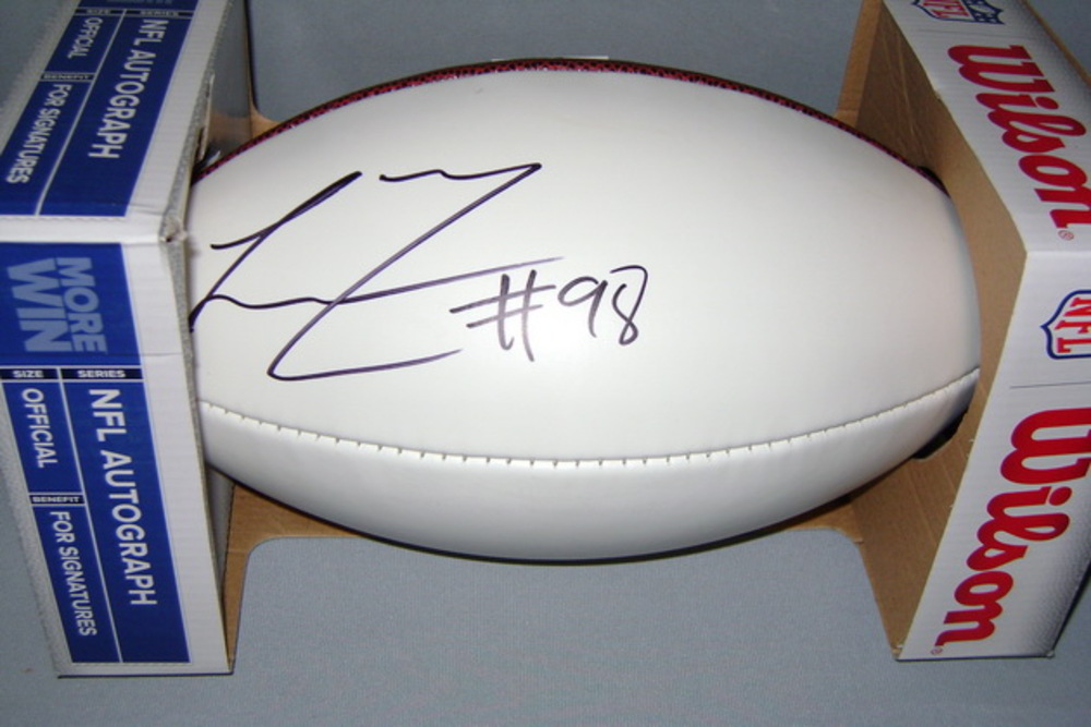 NFL - VIKINGS LINVAL JOSEPH SIGNED PANEL BALL | The official auction ...