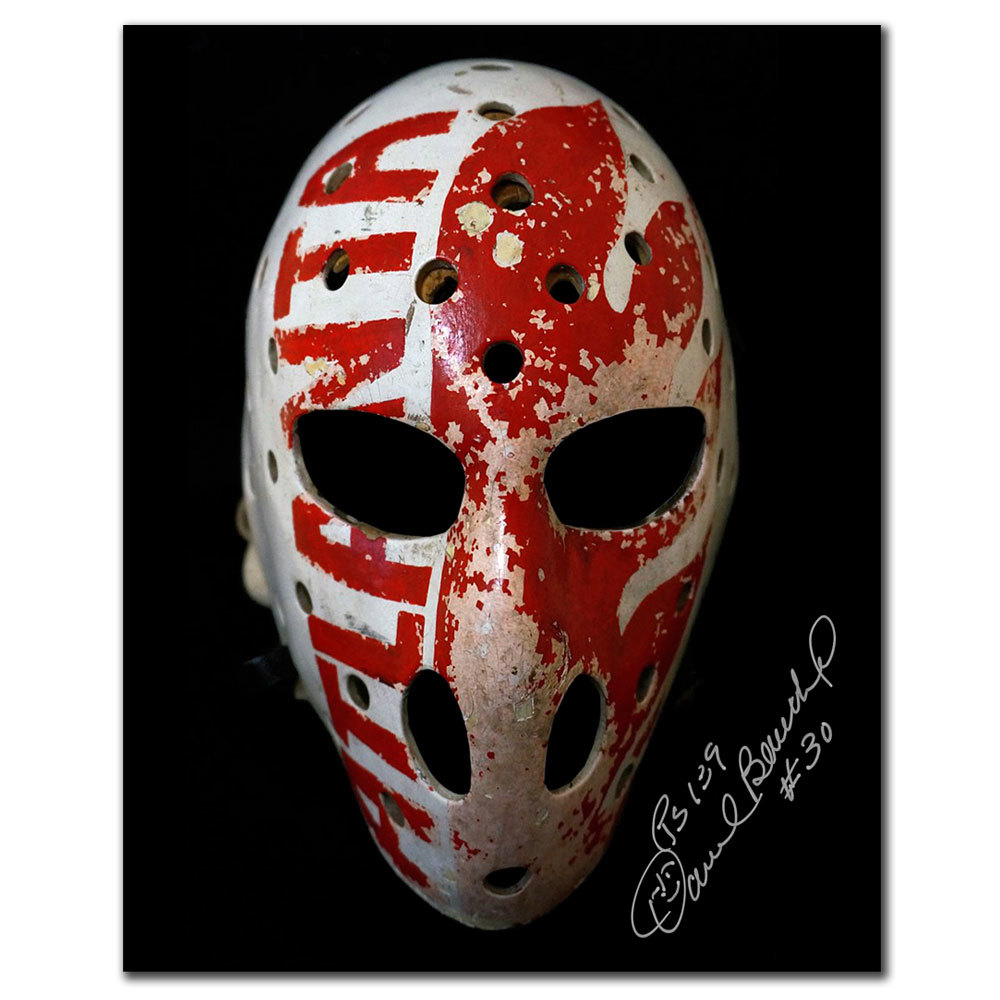 Dan Bouchard Atlanta Flames MASK Autographed 8x10 - NHL Auctions