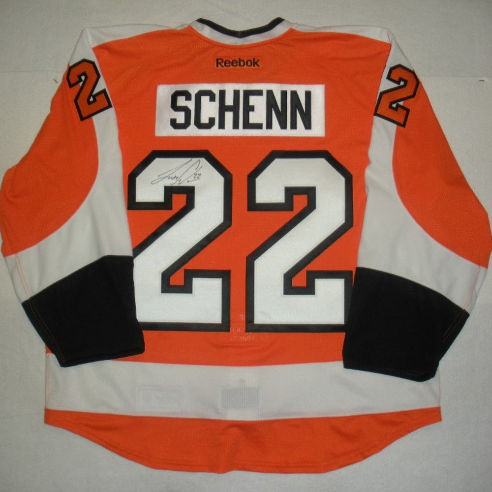 Luke Schenn - Philadelphia Fire Department Warmup-Worn Flyers Jersey ...