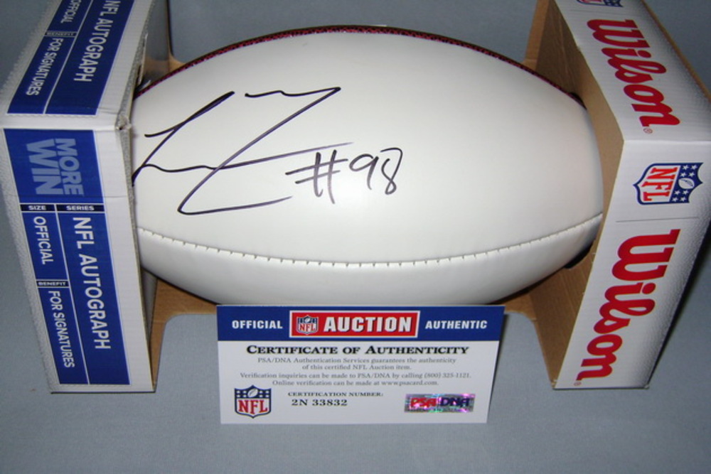 NFL - VIKINGS LINVAL JOSEPH SIGNED PANEL BALL | The official auction ...