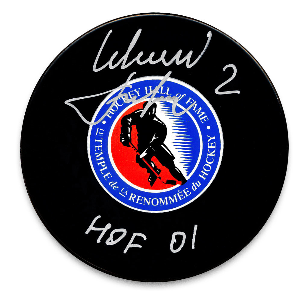 Slava Fetisov Hockey Hall of Fame HOF Autographed Puck - NHL Auctions