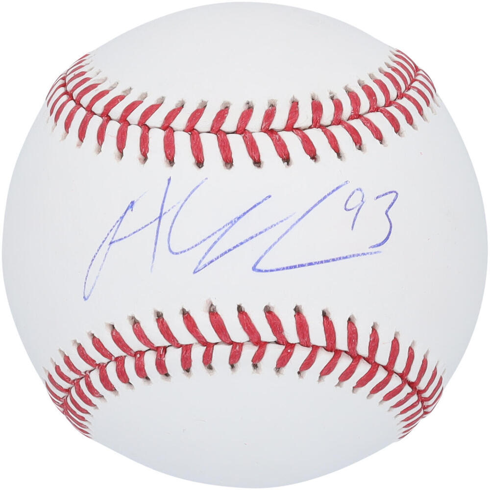 Alex DeBrincat Detroit Red Wings Autographed MLB Baseball - NHL Auctions