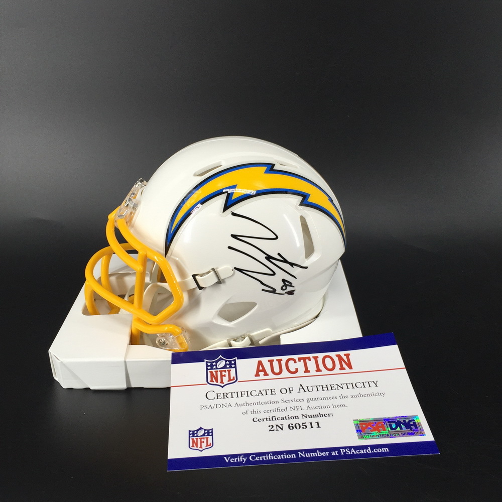 Chargers - Hunter Henry Signed Mini Helmet | The official auction site ...