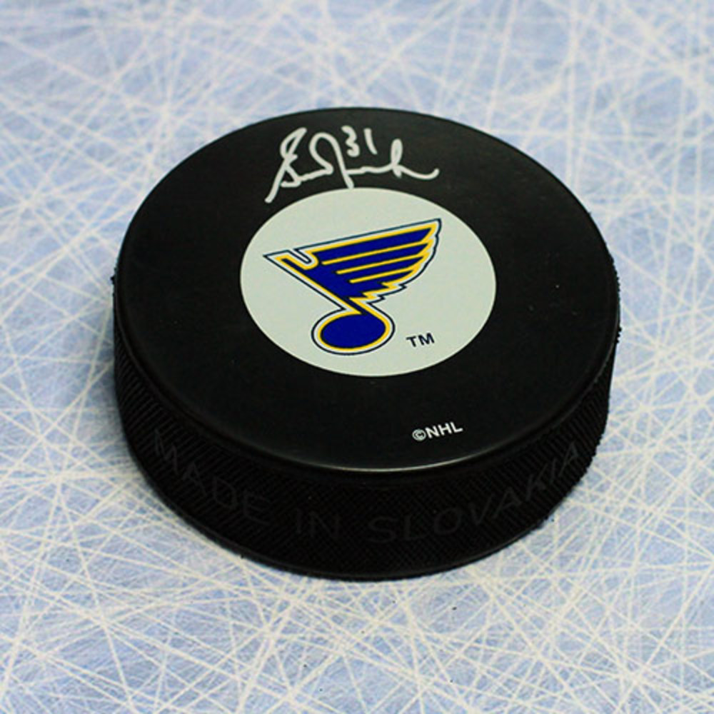 Grant Fuhr St. Louis Blues Autographed Hockey Puck - NHL Auctions