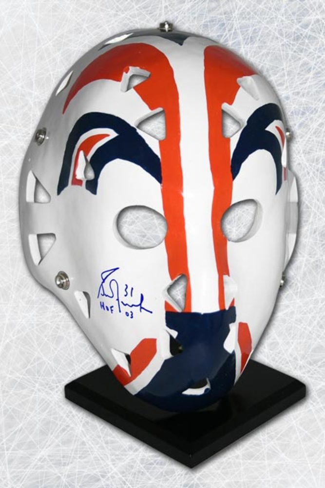 Grant Fuhr Edmonton Oilers Autographed Full Size Vezina Era Goalie Mask ...