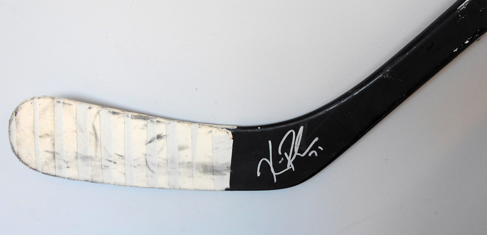 #21 Kyle Palmieri Game Used Stick - Autographed - Anaheim Ducks - NHL ...