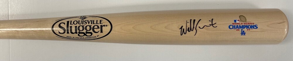 Will Smith Autographed 2024 World Series Champions Logo Louisville ...