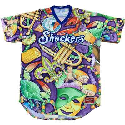 2022 Mardi Gras Autographed Jersey: #20 Zach Vennaro - Size: L | MiLB ...