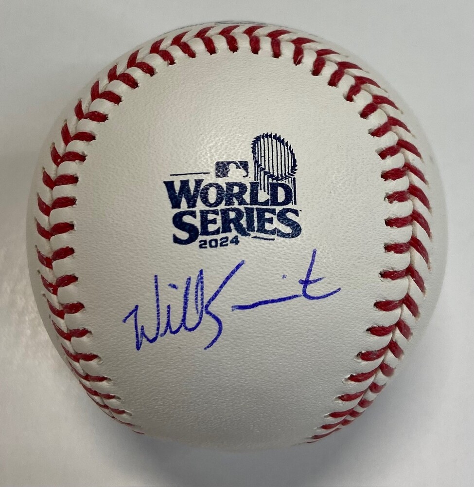 Will Smith Autographed 2024 WS Logo Baseball | MLB Auctions