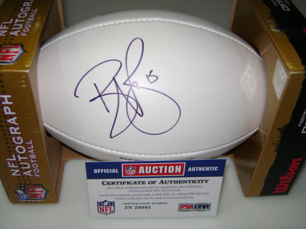 PATRIOTS - REGGIE WAYNE SIGNED PANEL BALL W/ PATRIOTS LOGO | The ...