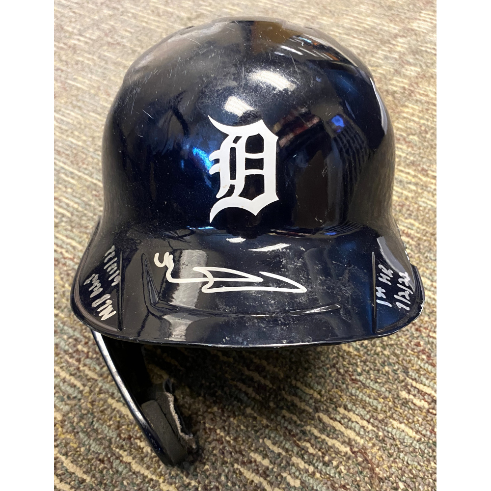 Greene Exclusive! Riley Greene #31 Autographed Game-Used Detroit Tigers ...