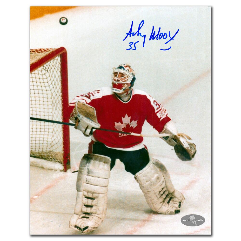 Andy Moog Team Canada Autographed 8x10 - NHL Auctions