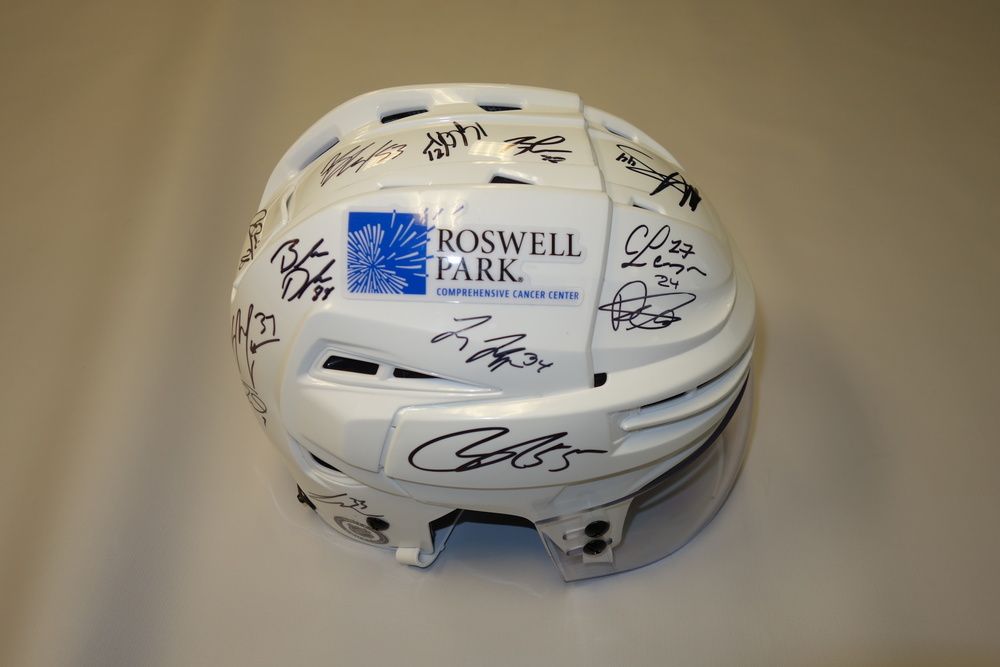 2021 Buffalo Sabres Team Signed Road Helmet - NHL Auctions