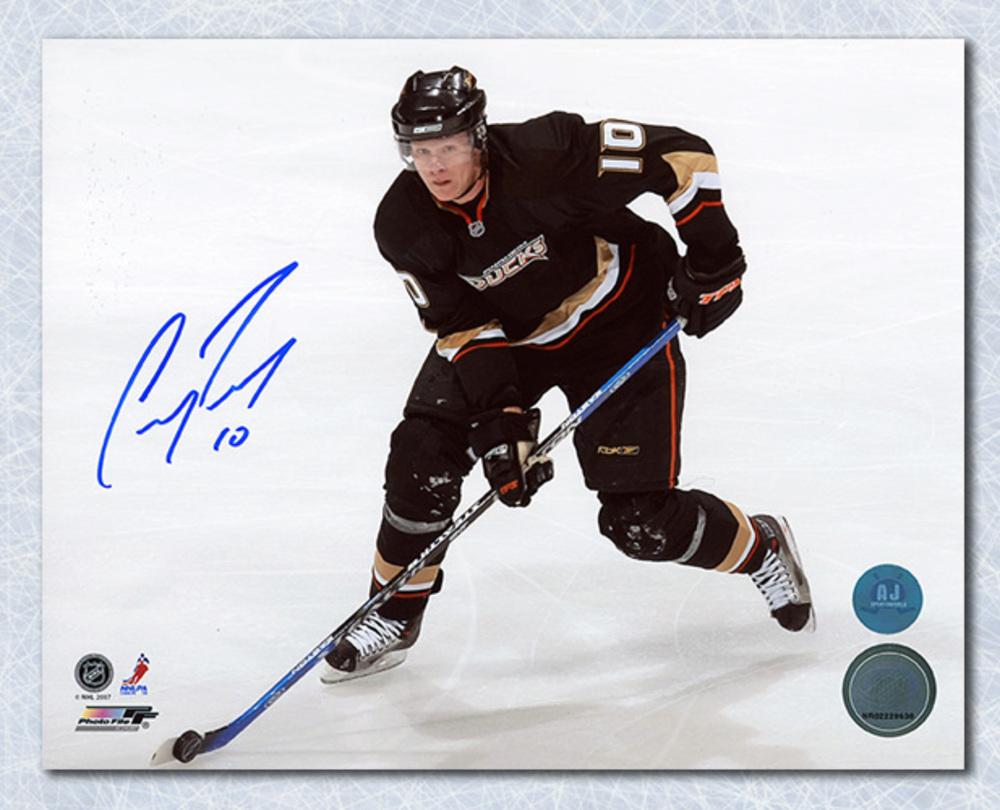 Corey Perry Anaheim Ducks Autographed Action 8x10 Photo - NHL Auctions