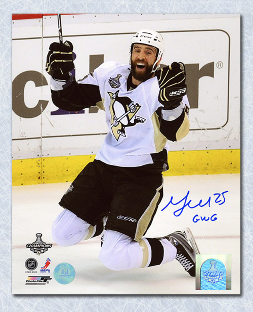 Maxime Talbot Pittsburgh Penguins Autographed Cup Winning Goal 8x10 ...
