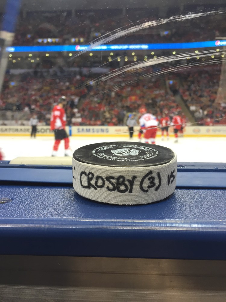 Sidney Crosby Team Canada World Cup of Hockey 2016 Semifinal Game-Used ...
