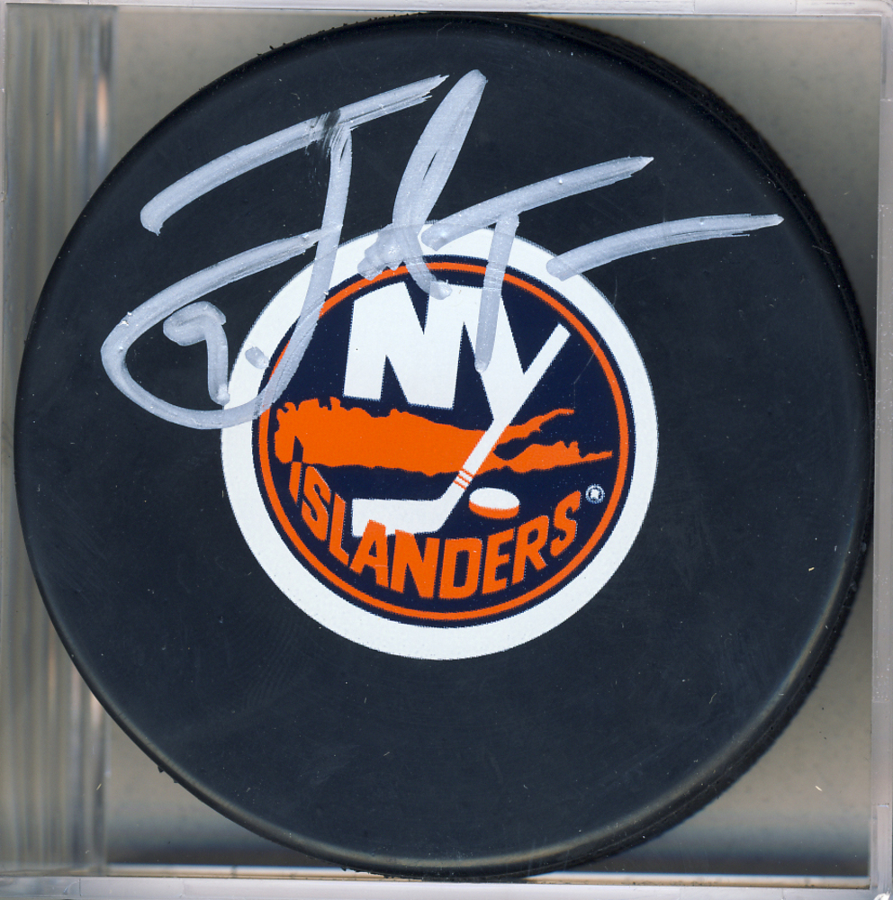 John Tavares New York Islanders Autographed Hockey Puck - NHL Auctions