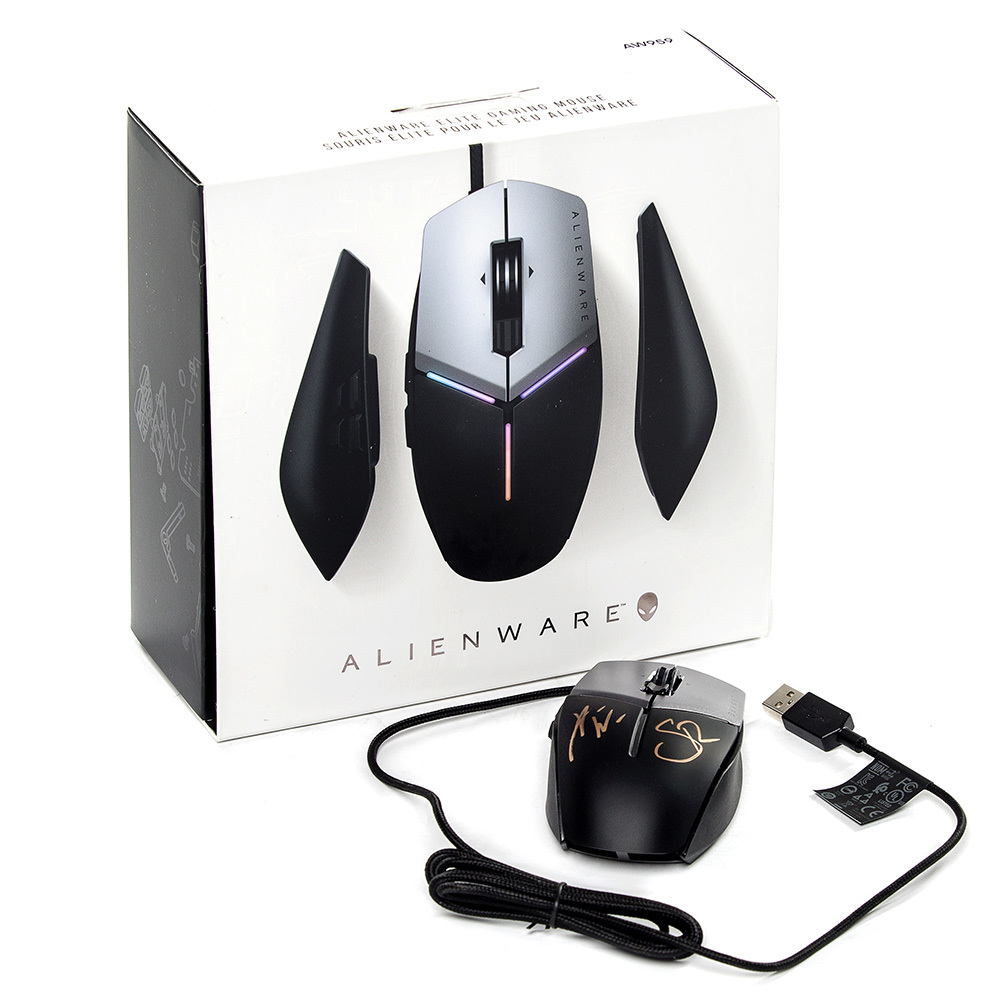 Xavier Woods & Seth Rollins SIGNED Alienware Elite Gaming Mouse AW959 ...