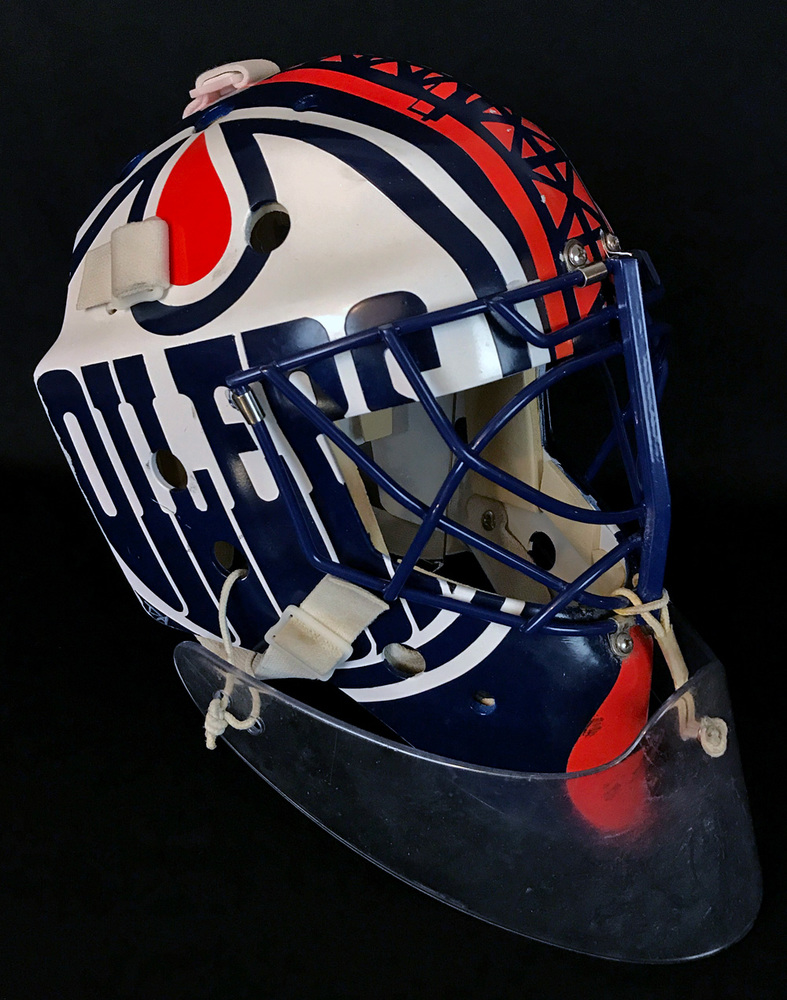 Mike Smith #41 - 2019-20 Edmonton Oilers Game-Worn Goalie Mask Worn ...