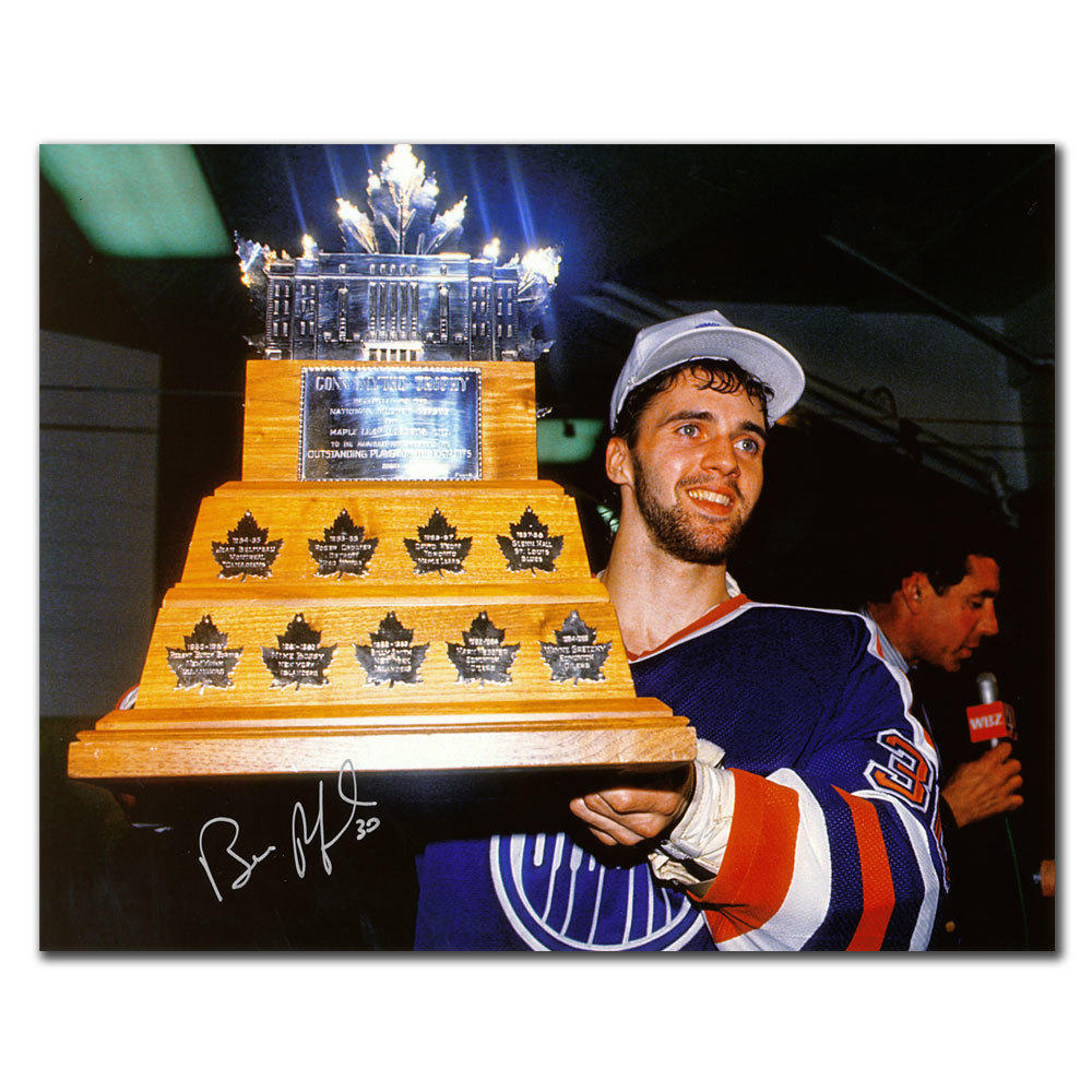 Bill Ranford Edmonton Oilers 1990 CONN SMYTHE Autographed 8x10 - NHL ...