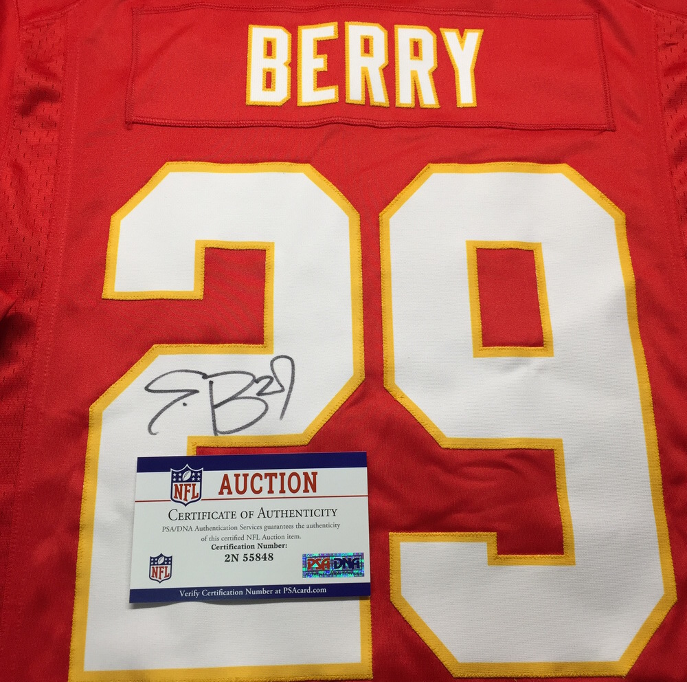 Chiefs - Eric Berry Signed Replica Jersey Size L | The official auction ...