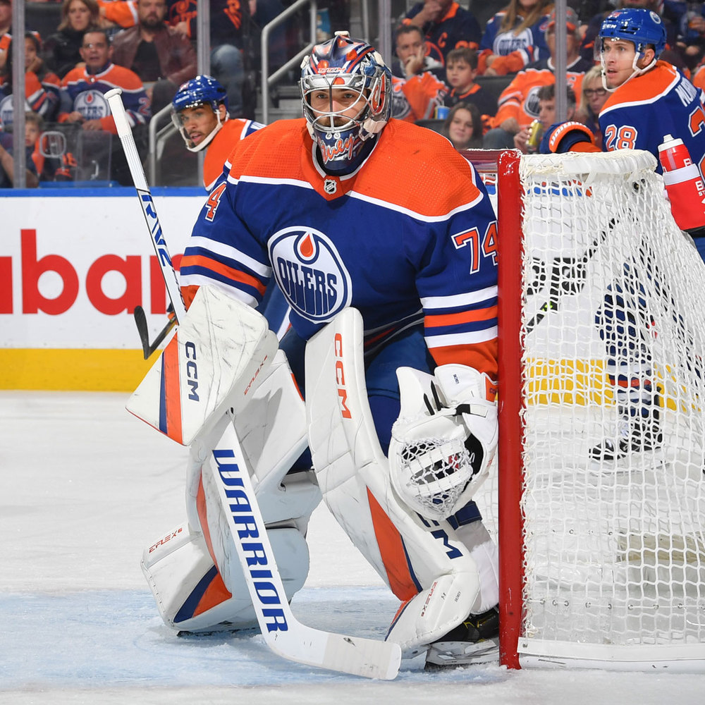 Stuart Skinner #74 - Autographed 2022-23 Edmonton Oilers vs Calgary Flames Battle of Alberta ...