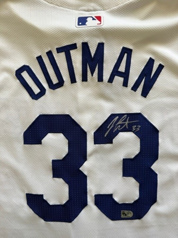 James Outman Autographed Dodgers Authentic Jersey | MLB Auctions