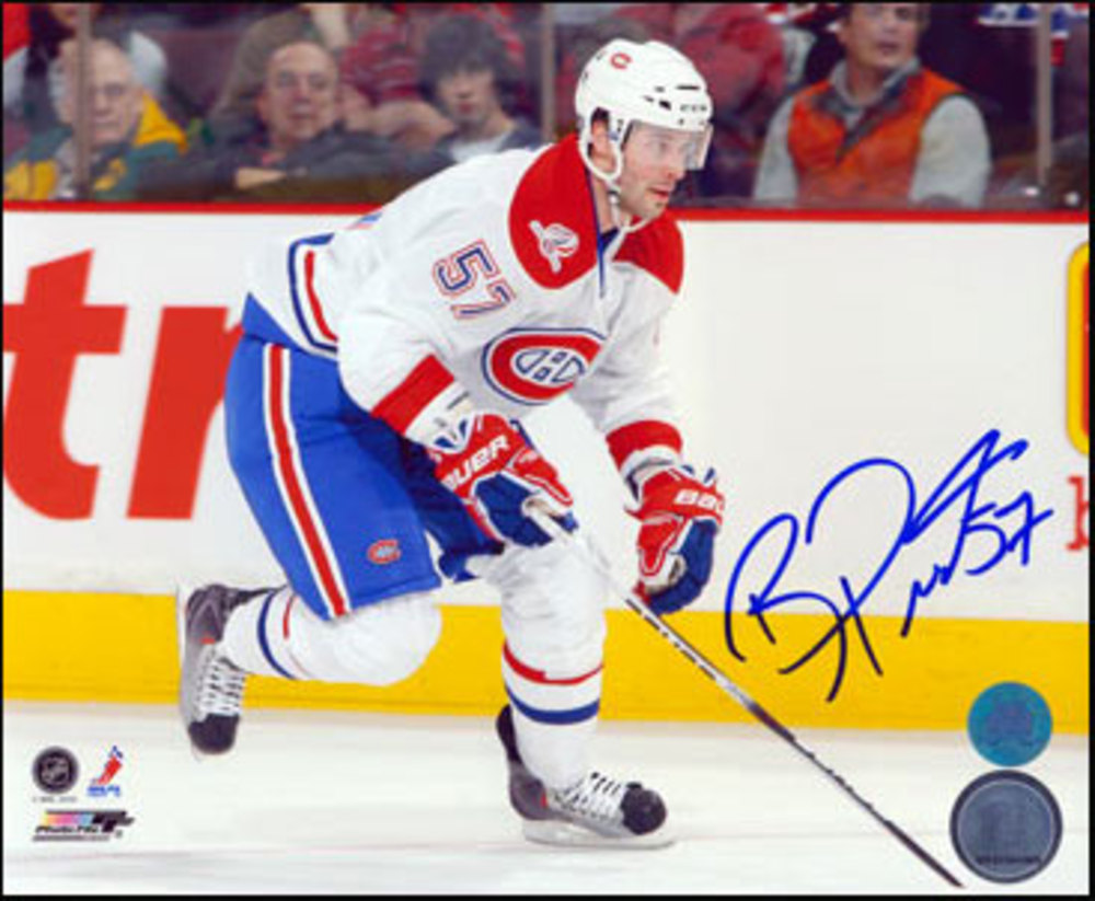 Benoit Pouliot Montreal Canadiens Autographed 8x10 Photo *Edmonton ...