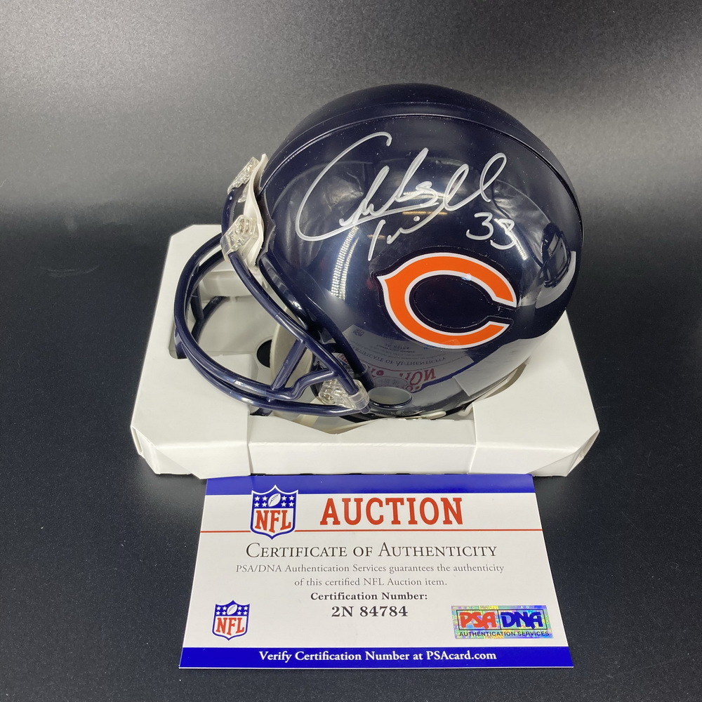 NFL - Bears Charles Tillman Signed Mini Helmet | The official auction ...
