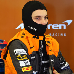 Oscar Piastri 2023 McLaren F1 Team Signed Race Used Balaclava - Spanish ...