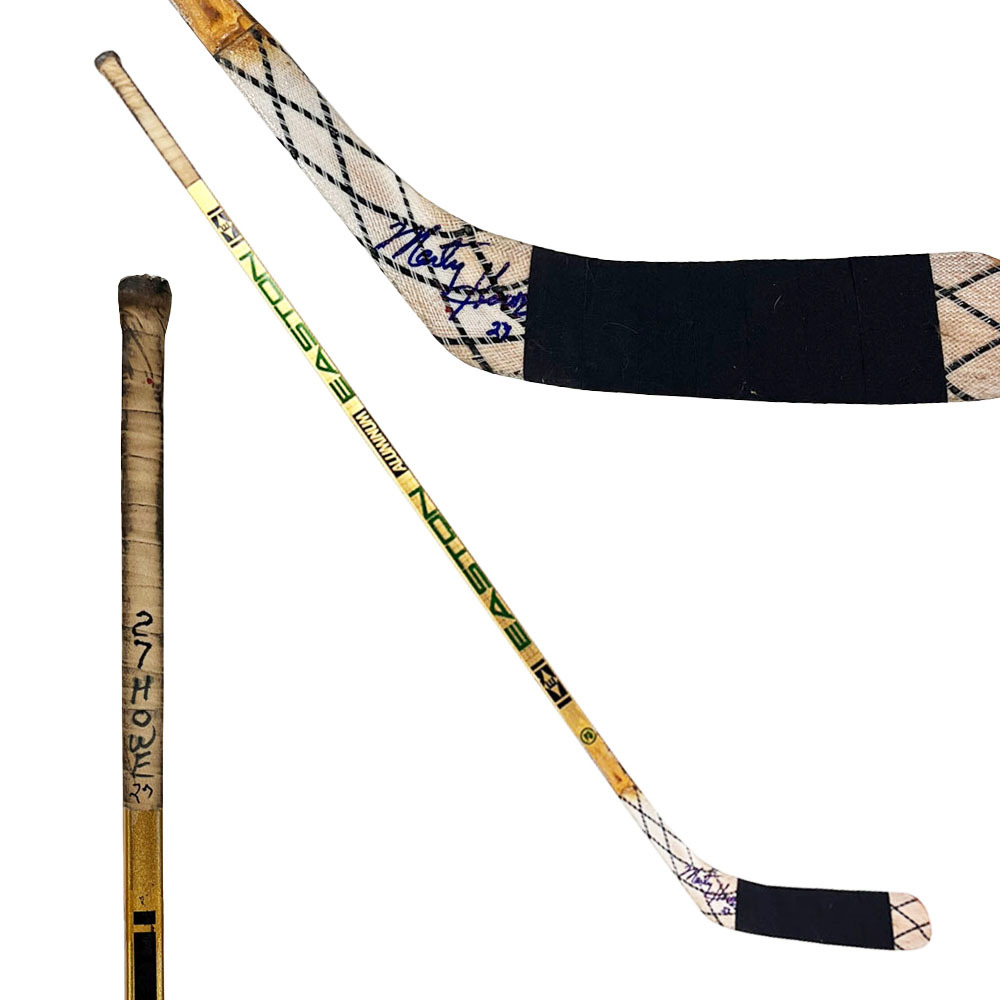 Marty Howe Used Easton Stick - Boston Bruins - NHL Auctions