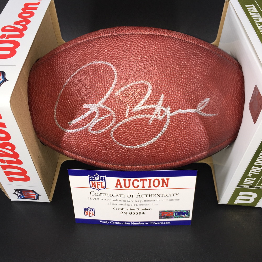 NFL - Rams Isaac Bruce Signed Game Used XXXIV Football | The official ...